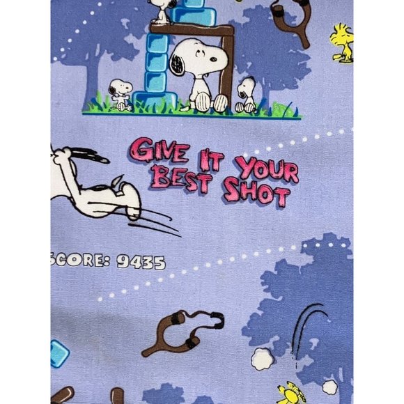 Peanuts | Tops | Peanuts Worldwide Nurse Scrub Top Snoopy Woodstock ...